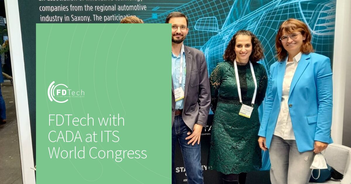 FDTech with CADA at ITS World Congress