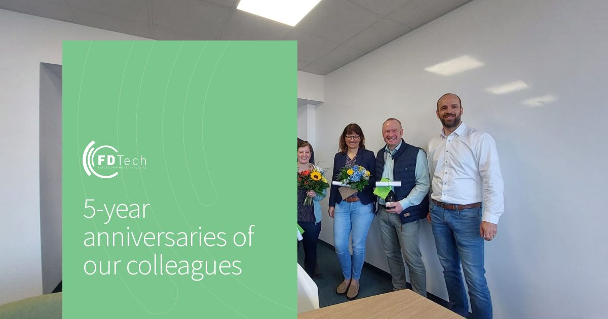 5-year anniversaries of our colleagues